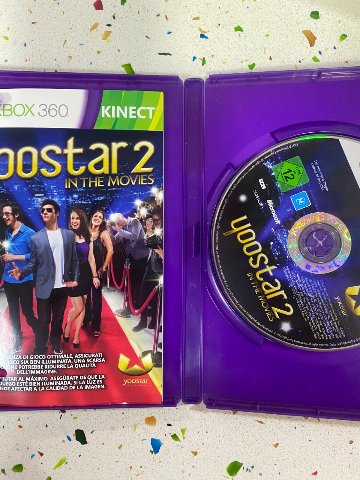 Yoostar 2 IN the Movies Xbox 360 Pal Includes 80 Scenes 300 Terminator ...