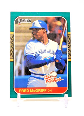 Fred McGriff ROOKIE CARD "The Rookies" 1987 Donruss #31 Blue Jays HOF ...