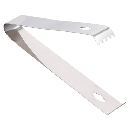 Stainless Steel Ice Tong 6.3" x 0.8" Metal Serving Tongs Restaurant | eBay