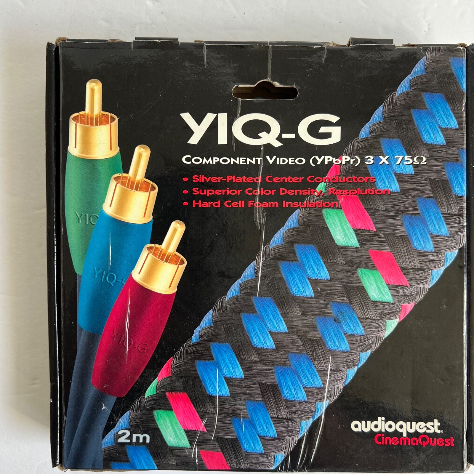 AUDIOQUEST YIQ-G 4.5M 14.8' Component Video Cable | eBay