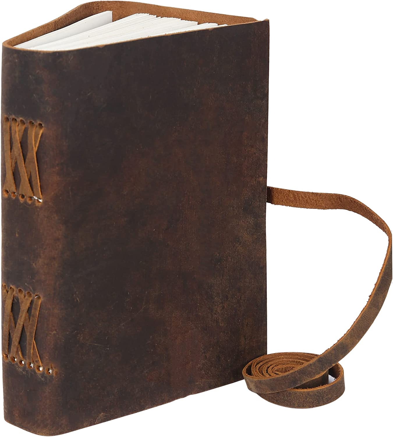 Handmade Leather Journal/Writing Notebook Diary/Bound Daily Notepad for ...