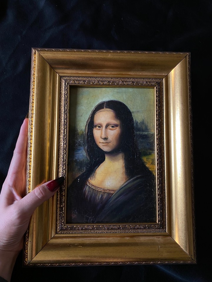 Handmade Mona lisa Oil Painting Portrait FRAMED, Museum Quality Reproduction | eBay