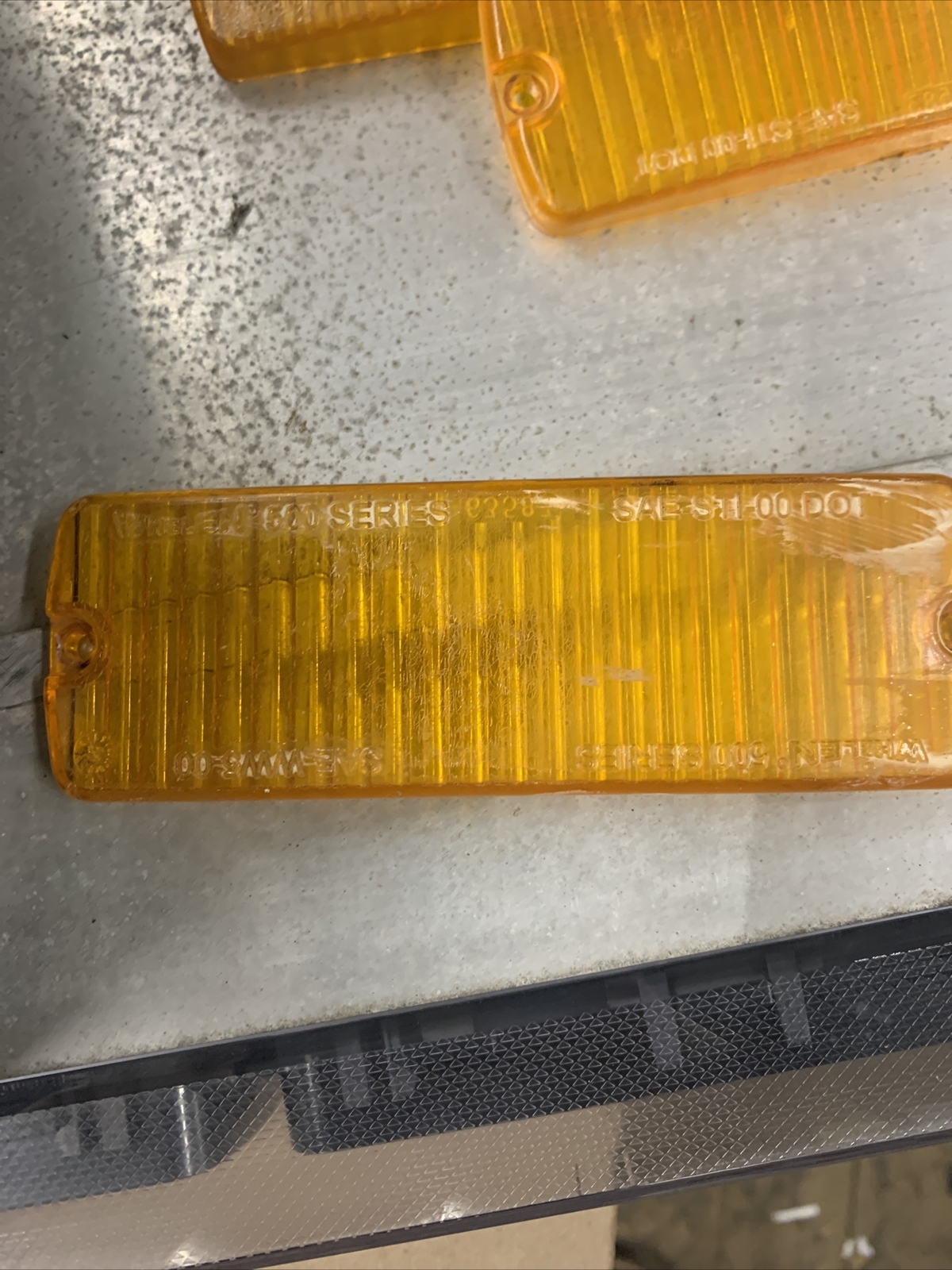 Whelen 68-1963583-10A Amber Optic Lens - 500 Series USED | eBay