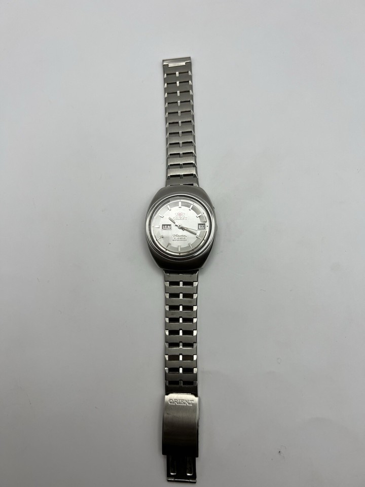 Rare Vintage Orient Racer Automatic 21 Jewels Day/Date Men’s Wristwatch ...