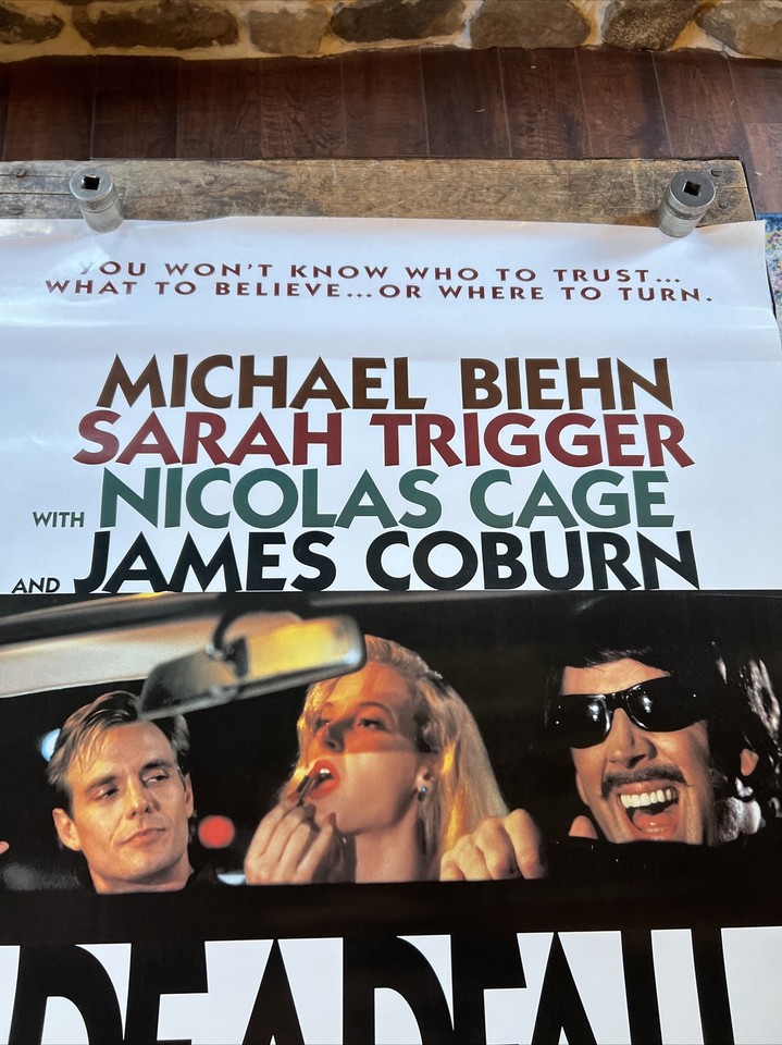 Original 40x27 Movie Poster 1993 DEADFALL Staring NICOLAS CAGE & JAMES ...