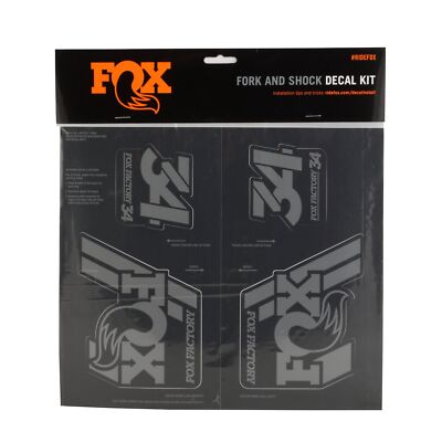 Fox Shox Heritage Decal Kit, Stealth 803-01-336 | eBay