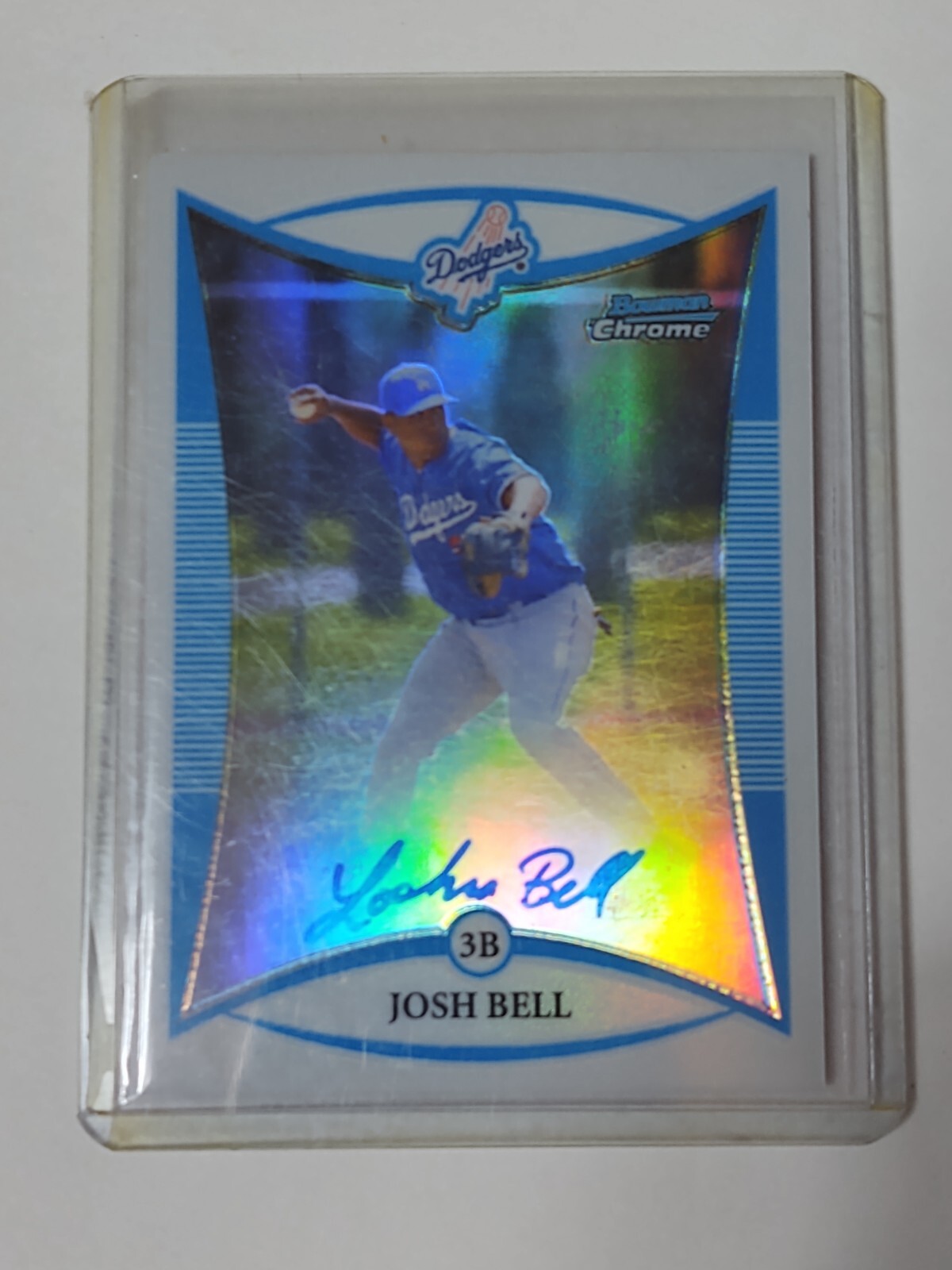2008 bowman chrome josh bell auto autograph refractor ref. /499 | eBay