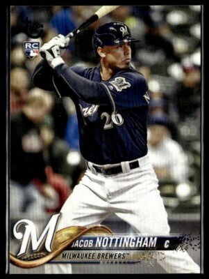 2018 Topps Update US6 Jacob Nottingham Milwaukee Brewers Vintage Stock ...