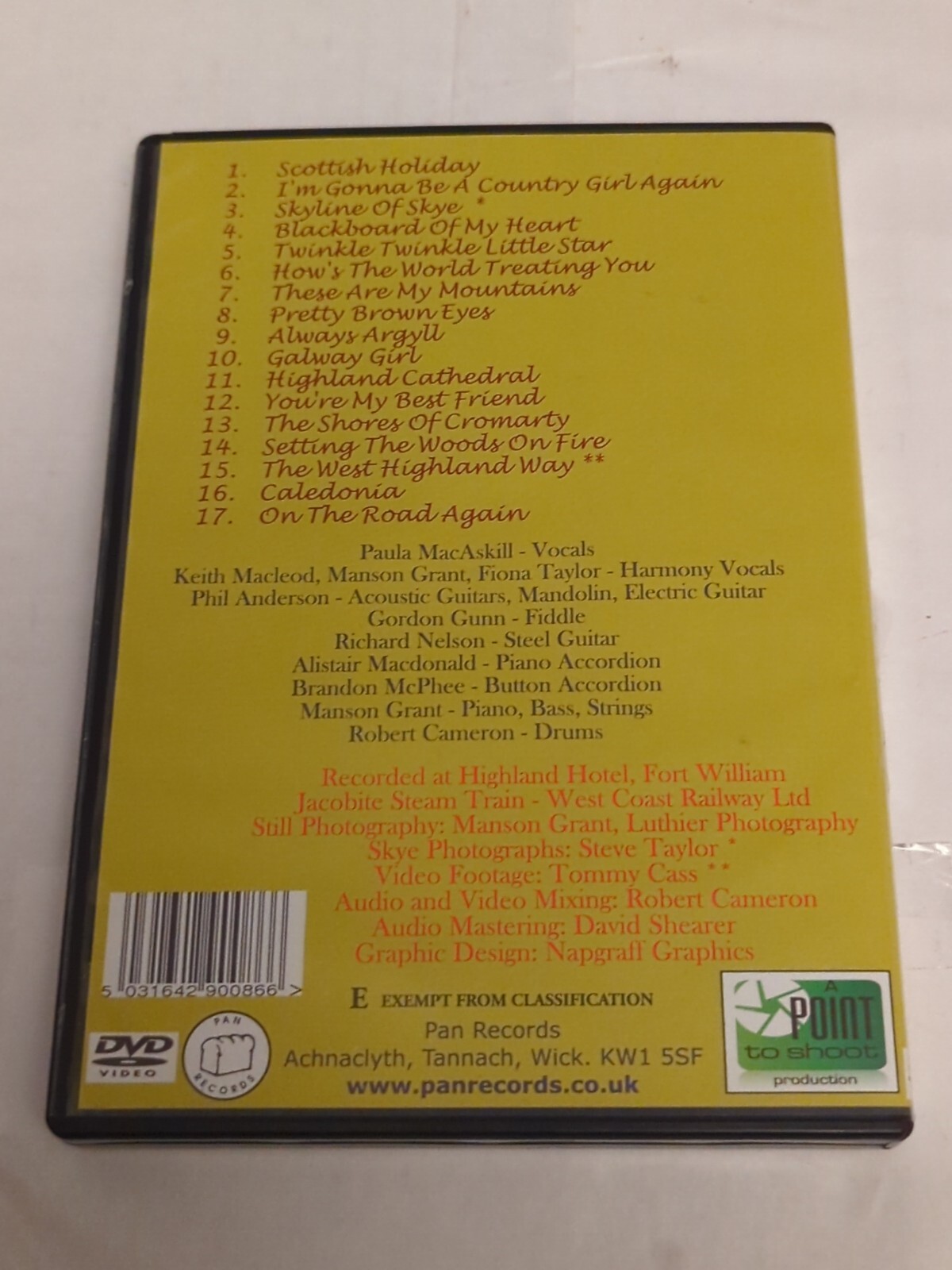 Paula Macaskill Paulas Country Live Music With Scottish Highlan ...