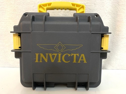 Invicta Sea 3 Slot Waterproof Hard Case With Foam Watch Compartments ...