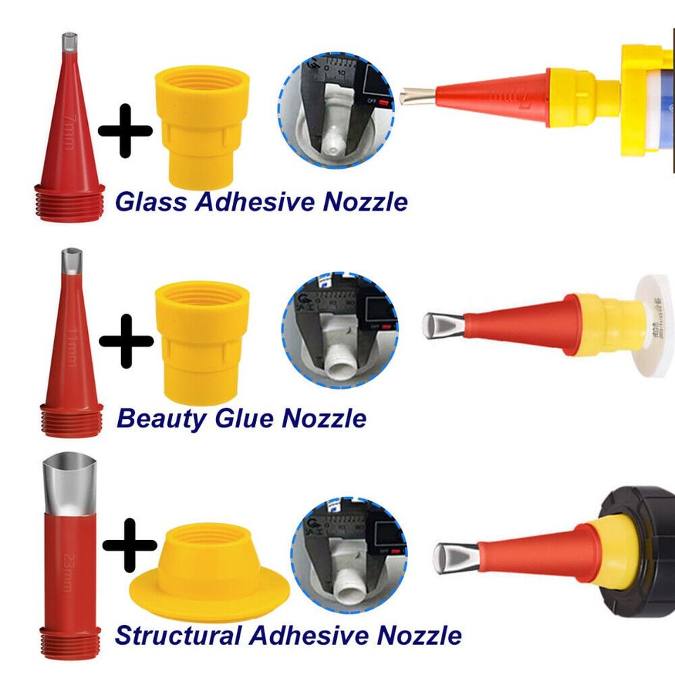 Caulking Nozzle Tips Caulk Strip Caulking Tips Caulking Tool Set Easy ...