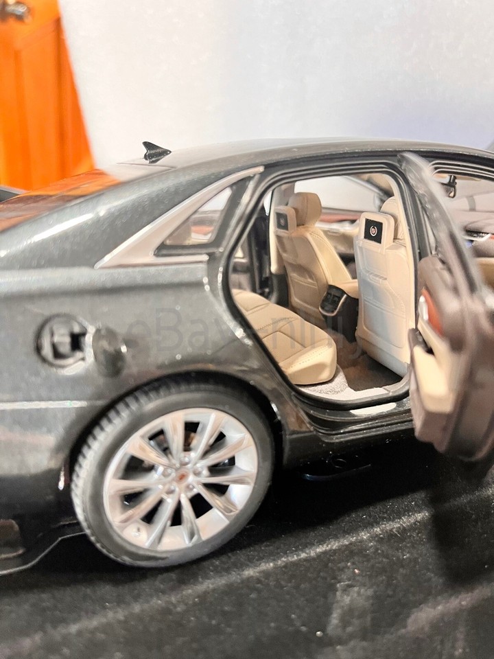 (FLAW) 1:18 Scale Cadillac XTS Graphite Metallic Diecast Model Car | eBay