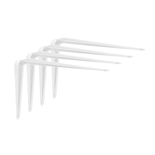 London Wall Brackets Neptune WHITE Metal Steel Shelf Wall Shelving ...