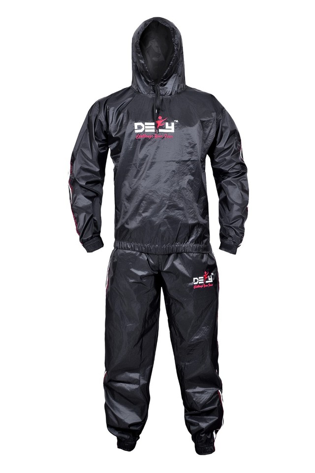 Heavy Duty DEFY Sauna Sweat Suit Exercise Gym Suit Fitness Weight Loss ...