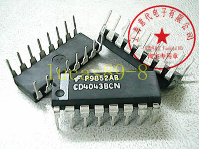 5PCS CD4043BCN IC LATCH NOR R/S QUAD 3ST 16-DIP CD4043 4043 CD4043B ...