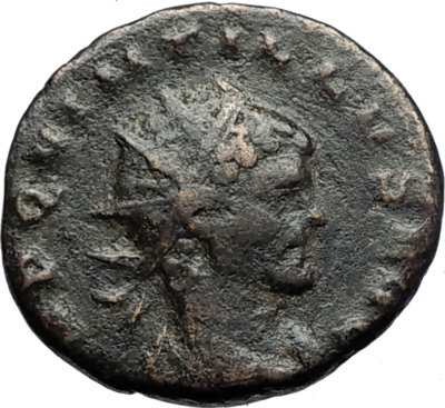QUINTILLUS Authentic Ancient 270AD Genuine Original Roman Coin FORTUNA ...