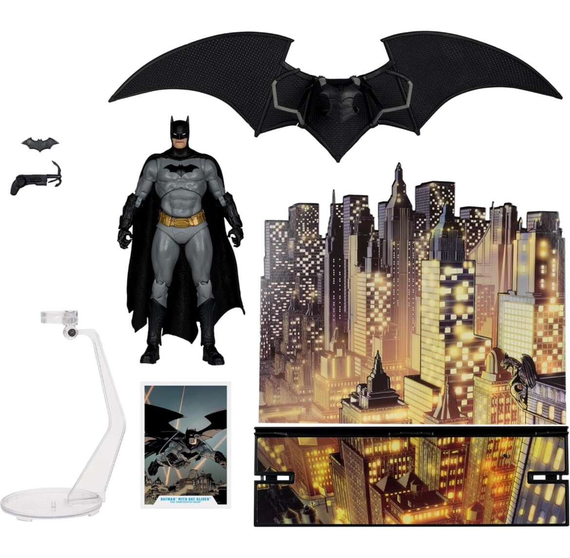 McFarlane DC Batman With Bat Glider Thirteenth Hour Amazon Exclusive ...