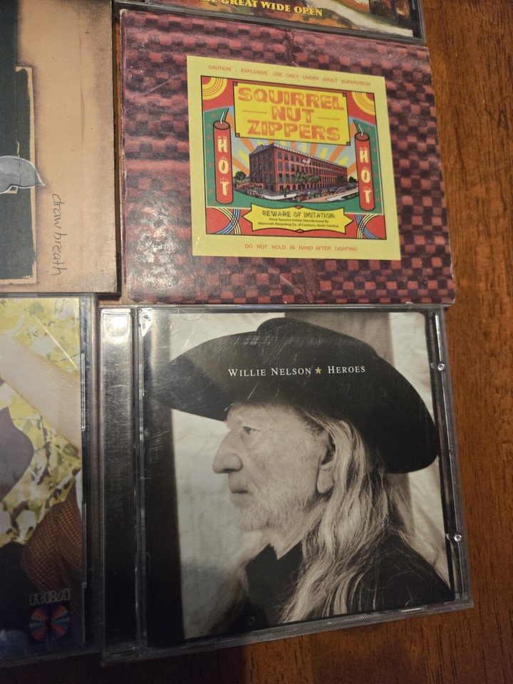 Rock and Country Lot of CDs Tom Petty John Denver Bob Dylan Squirrel ...