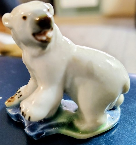 Wade England First Whimsies 1956-59 Set 6: Polar Animals Polar Bear | eBay