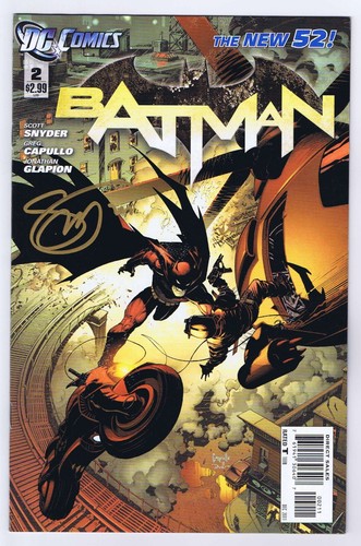 Batman #2 VF/NM NEW 52 Signed w/COA Scott Snyder 2011 DC Comics | eBay