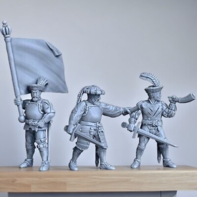 Swiss Mercenaries Command , Early 16th C, 28mm, Renaissance, Swiss ...