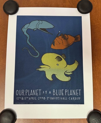 Jay Ryan Our Planet Is Blue Planet Poster 2008 Art Print BBC David ...