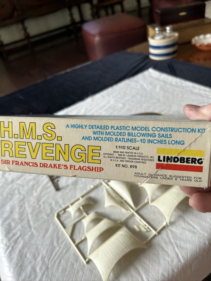 Lindberg - Sir Francis Drake's Flagship HMS Revenge Model- Kit #898 ...