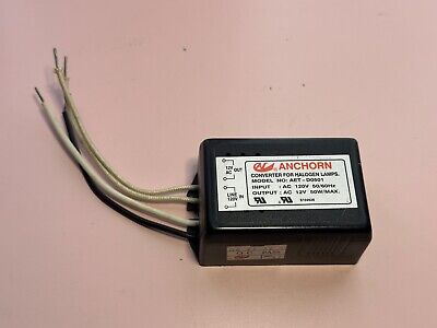 NEW Anchorn Converter for Halogen Low Voltage Transformer 12V 50W AET ...