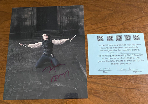 Johnny Depp Signed Autograph Signature 8x10 Sweeny Todd Color Glossy ...
