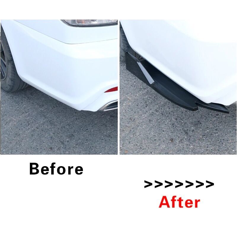 For Infiniti G35 G37 Pair Rear Bumper Lip Splitter Diffuser Canard ...