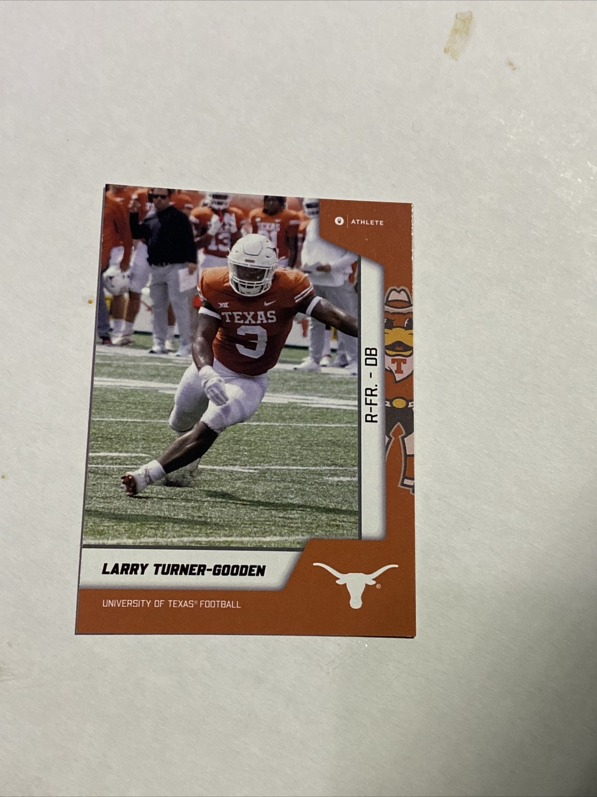 2023 ONIT Texas Longhorns FOOTBALL card LARRY TURNER GOODEN | eBay