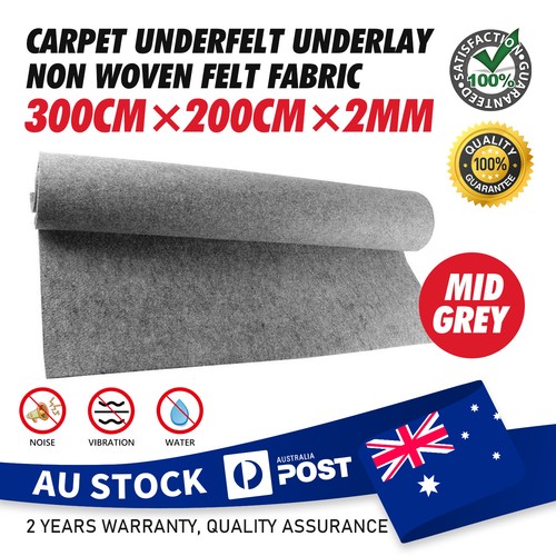 3mx2m Thick Felt Marine Car Carpet Underlay UTE Bed Trunk Liner Remedy ...