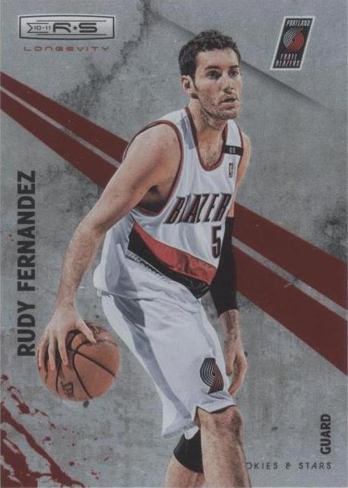 2010-11 Panini Rookies & Stars Longevity - Rudy Fernandez #75 Ruby /250 ...