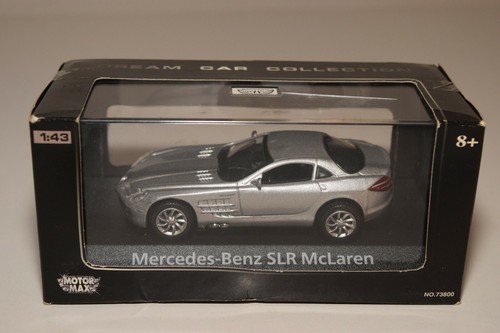 WW 1:43 MOTORMAX MOTOR MAX MERCEDES-BENZ SLR MCLAREN GREY MIB | eBay
