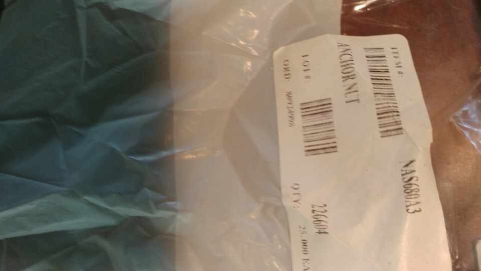 Anchor Nut - 226604 - NAS680A3 - Qty. 25 | eBay