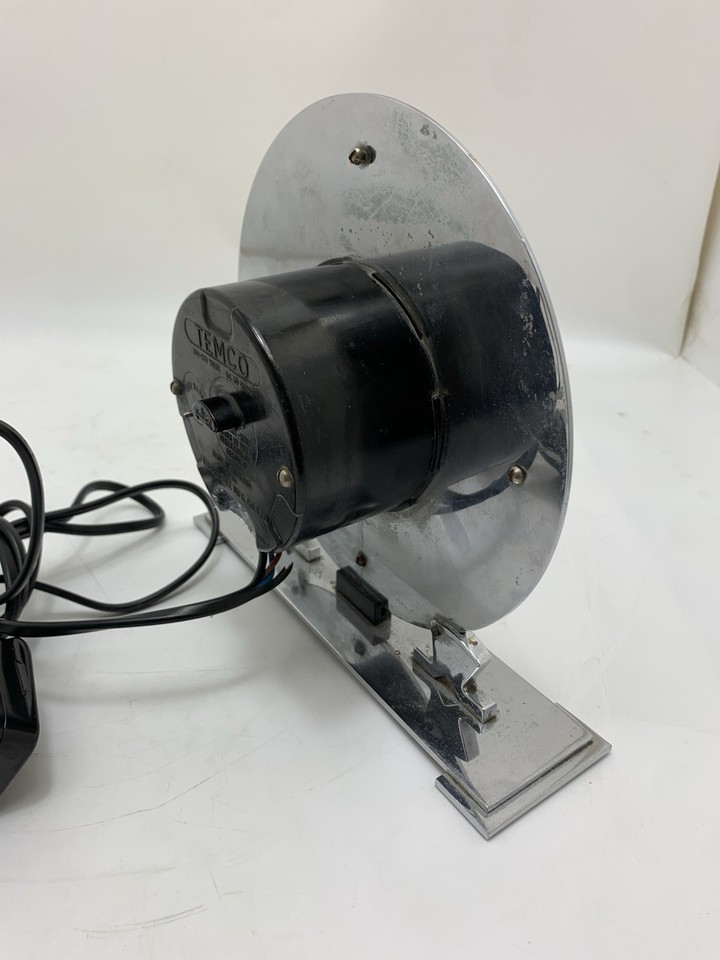 Art Deco 1930s TEMCO ELECTRIC Chrome Mantel Clock Working | eBay