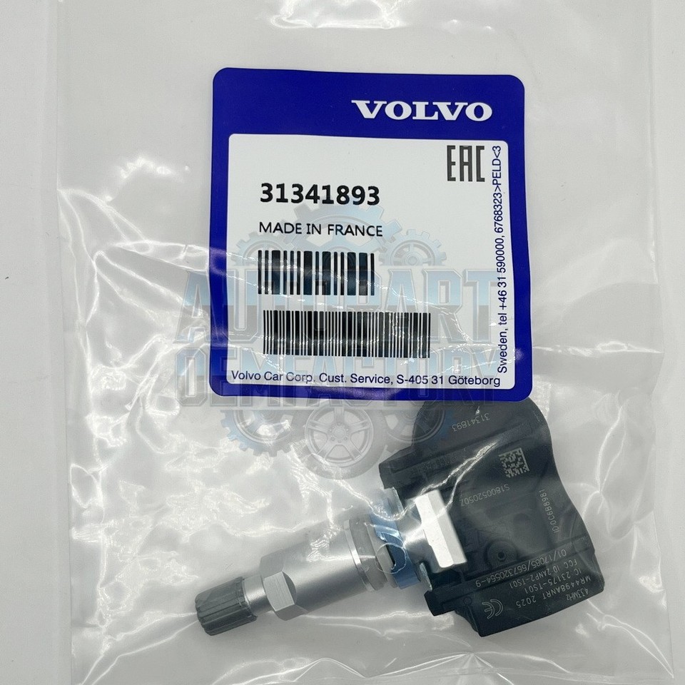 4Pcs New 31341893 TPMS Tire Pressure Sensors for Volvo XC70 C30 S60 V50 ...
