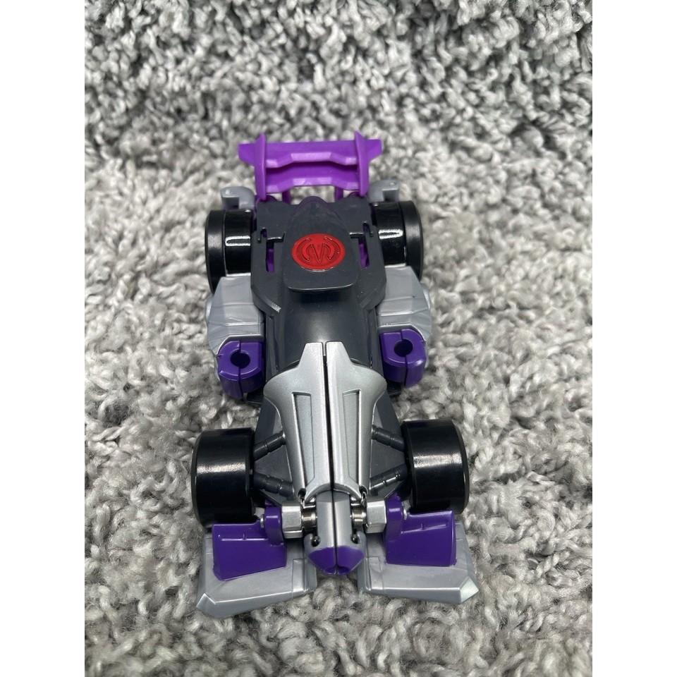 Playskool Heroes Transformers Rescue Bots Morbot Purple Race Car Figure ...