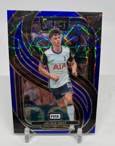 2024-25 Panini Select FIFA Archie Gray Mezzanine #128 Blue Lazer Prizm ...