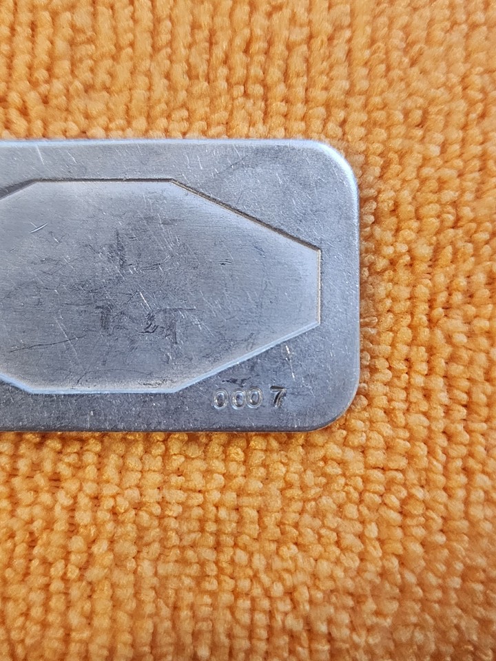 1oz Fine .999 Silver Bar 1973 BROOKLYN BRIDGE Colonial Mint stamped ...