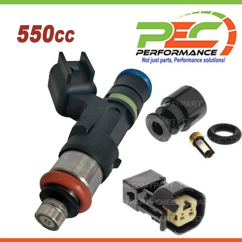 8x New * PEC * 550cc E85 Fuel Injector Set-up For Ford Falcon BA/BF 5 ...