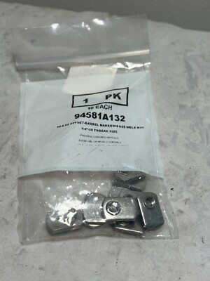 18-8 Stainless Steel Offset-Barrel Narrow-Base Weld Nut PACK OF 10 | eBay