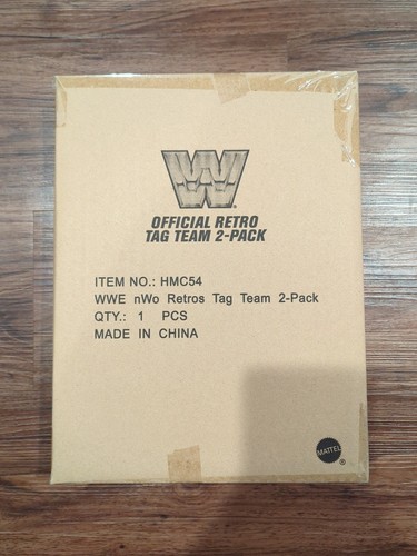 WWE nWo Retro Tag Team 4 Pack Figure Set Mattel Hasbro Hogan Hall Nash ...