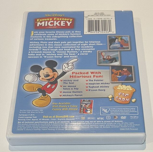Disney Funny Factory With Mickey Volume 1 (DVD) | eBay