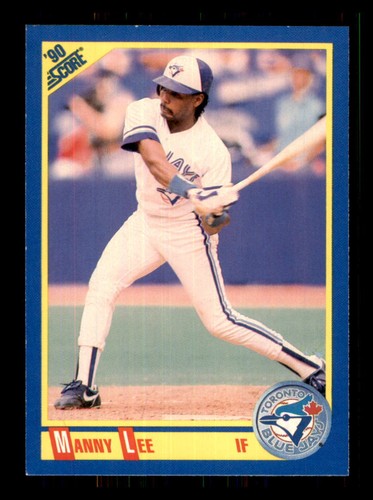 1990 Baseball Score Manny Lee Toronto Blue Jays #482 | eBay