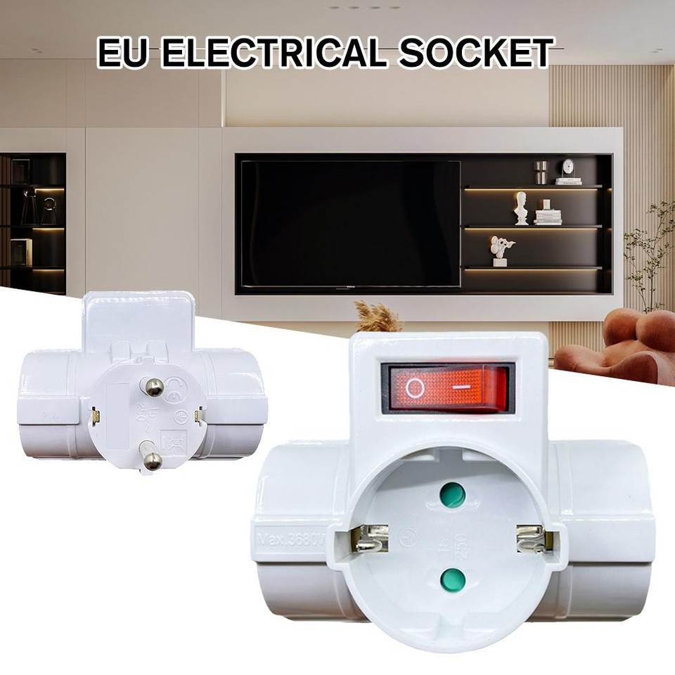 EU Electrical Socket European German Style Power Conversion Socket ...