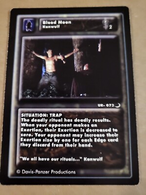 Highlander CCG 1st edition RAVEN Kanwulf Blood Moon | eBay