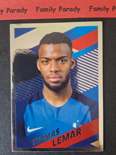 Thomas Lemar #43 Argent Sticker Image Panini Carrefour Team France 2018 ...