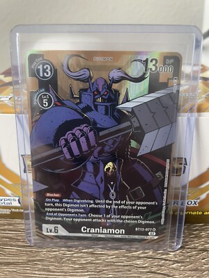 Craniamon (Alt Art) | BT13-077 SR | Black | Versus Royal Knights ...