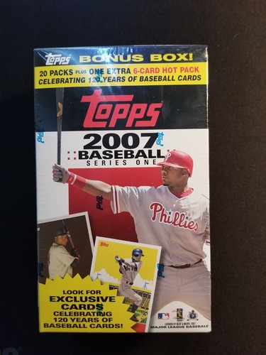 2007 Topps Baseball SERIES 1 Box (20 packs + HOT PACK) New Sealed | eBay
